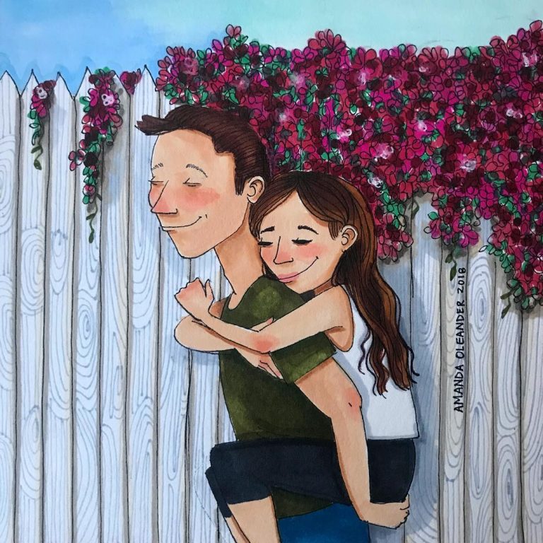 10+ Illustrations Reveal What It’s Like to Be Fully In Love
